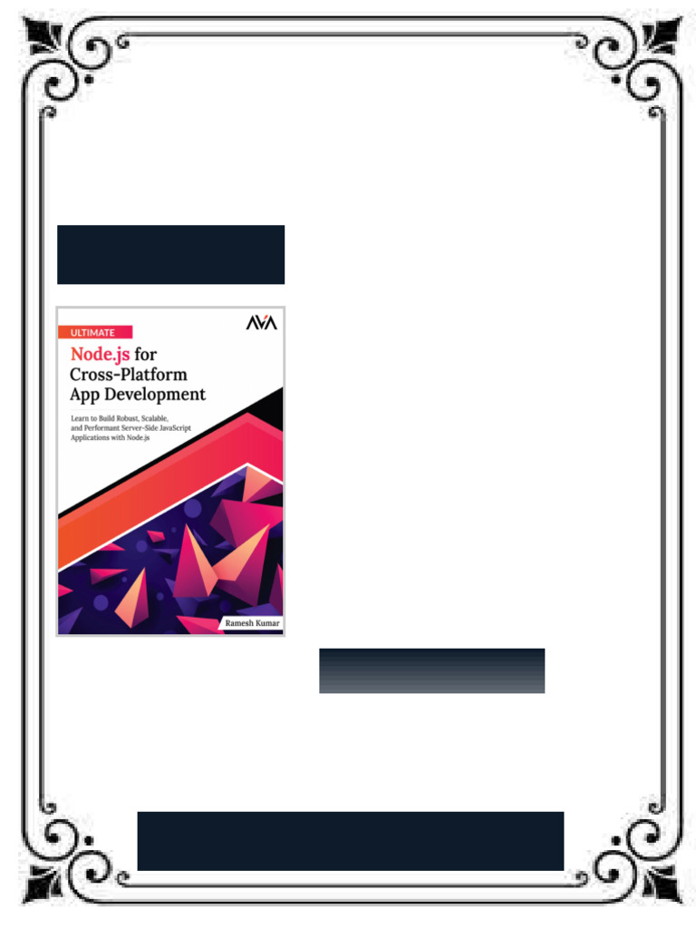 Ultimate Node.js for Cross-Platform App Development: Learn to Build ...