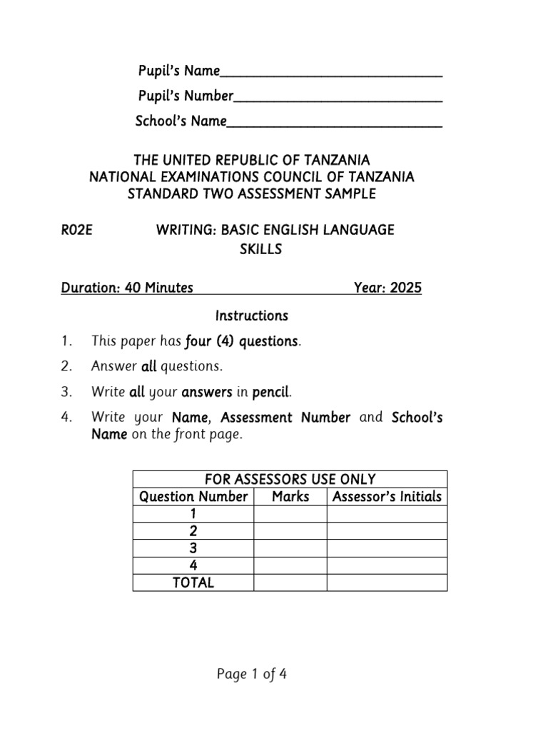 r02e Writing-basic English Language Skills-1 | PDF