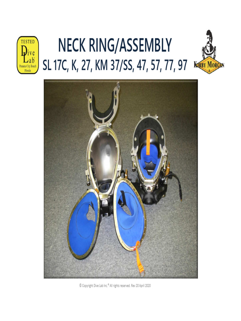 3. KM 37 Type Neck Ring Assembly 20 April 2020 | PDF | Underwater Diving