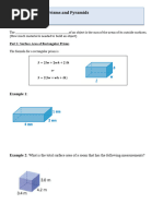 Lateral vs. Surface Area Explained | PDF | Area | Rectangle