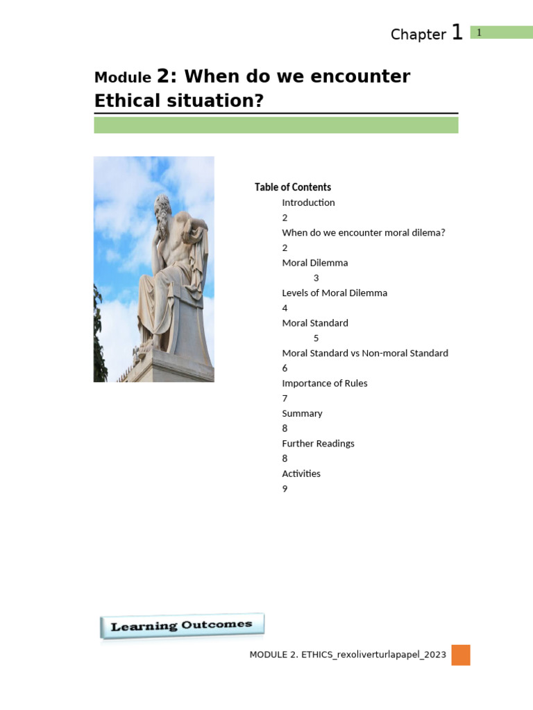 Understanding Moral Dilemmas in Ethics | PDF | Morality | Value (Ethics)