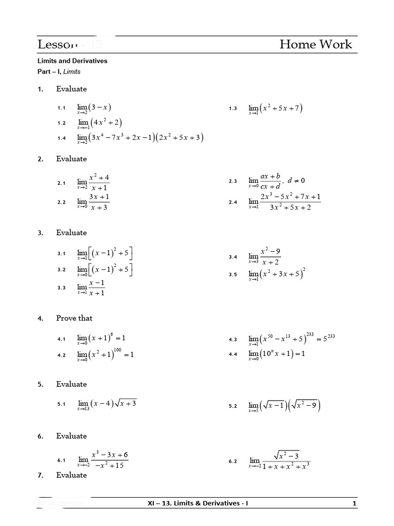 Maths important questions | PDF