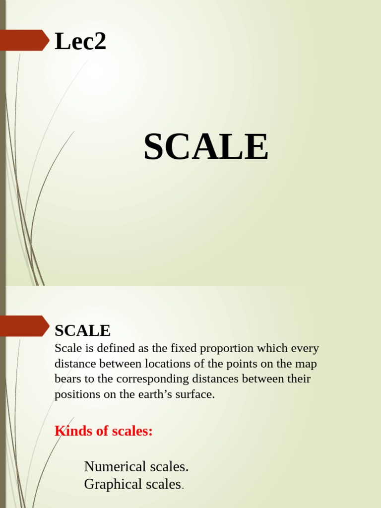 Understanding Map Scales and Types | PDF | Map | Length