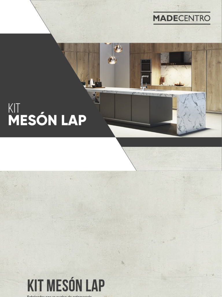 Kit Mesón LAP: Diseño y Resistencia | PDF | Agua