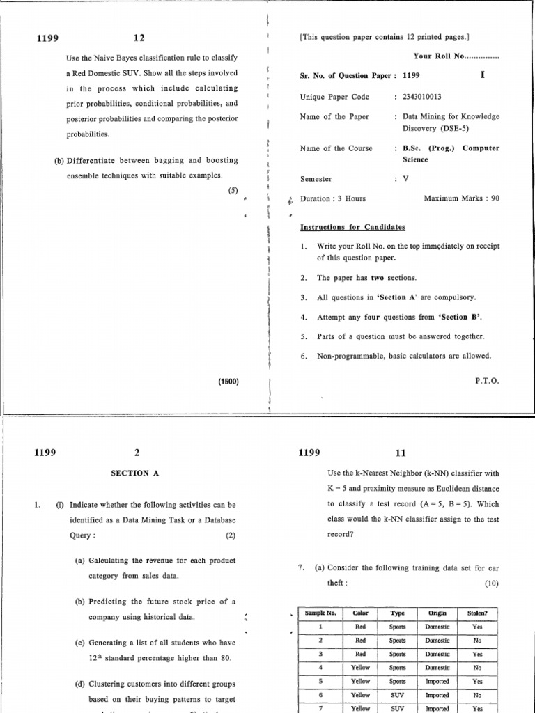 Data Mining for Knowledge Recovery | PDF