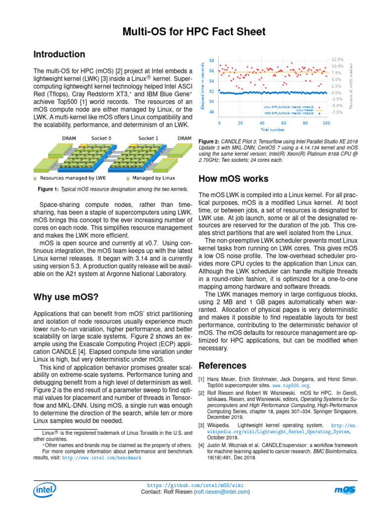 2019.11.09_mOS_flyer | PDF | Supercomputer | Scheduling (Computing)
