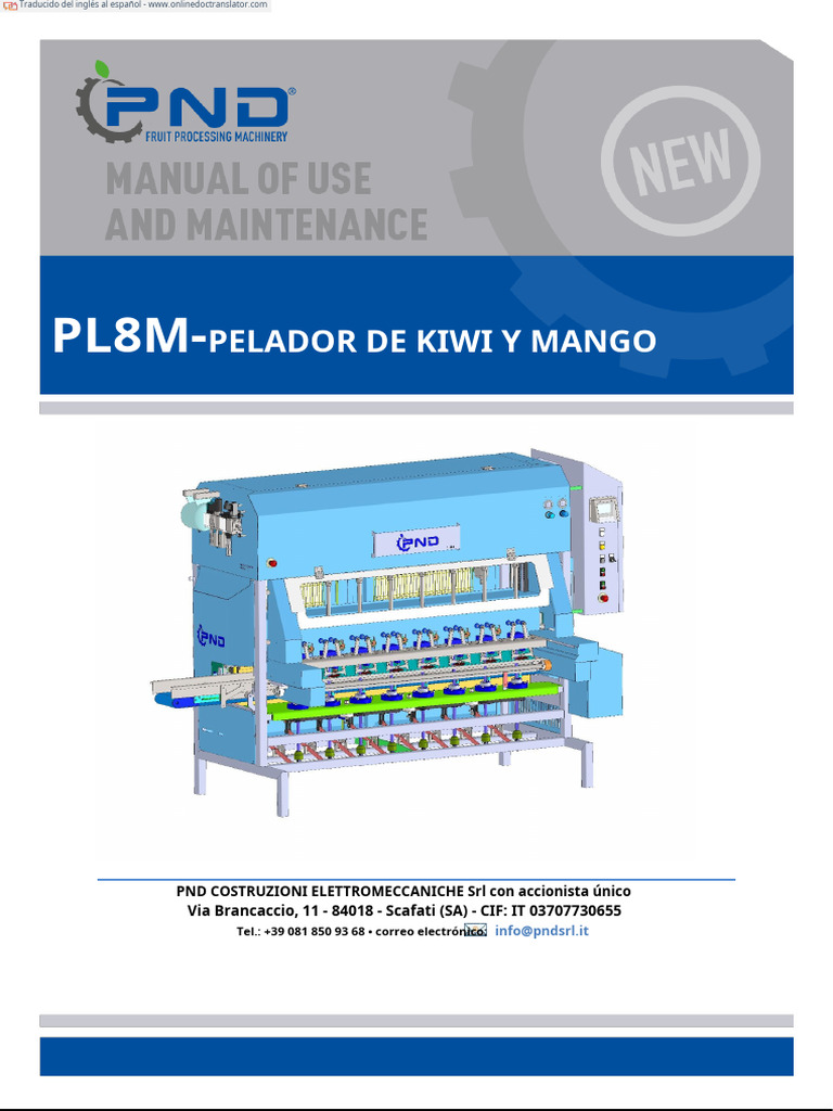 PL8M Manual.en.Es | PDF | Diseño | ruido