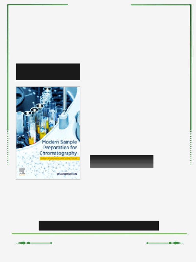 Modern Sample Preparation for Chromatography 2nd Edition Serban ...