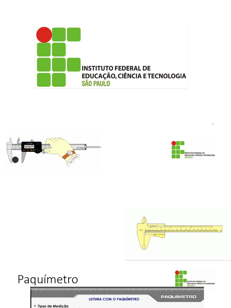 Aula 09 - Paquimetro | PDF
