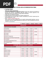 Tuks Residence Fees 2025 Overview | PDF | Room
