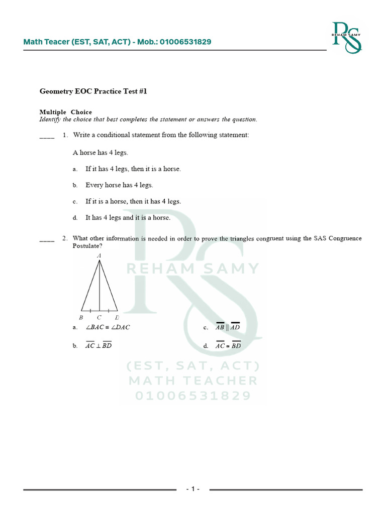 Practice Geo Sheet 2-103 Pages | PDF | Area | Classical Geometry