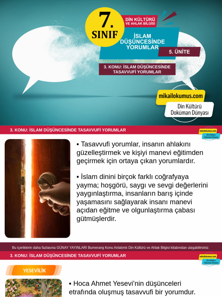 7.5.3.sunu_Tasavvufi.yorumlar_mikailokumus.com_ | PDF