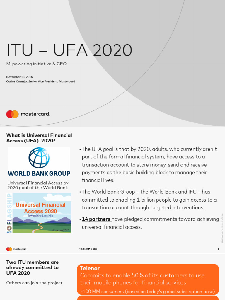 CRO7 ITU UFA 2020 Platform Proposal | PDF | Financial Inclusion ...