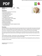 OPTAVIA-Vegetarian Conversion Chart | PDF | Weight | Leaf Vegetable