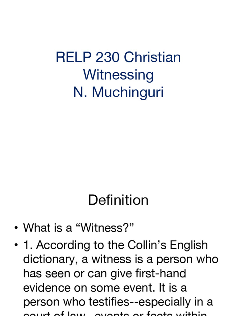 Christian witnessing handout | PDF | Decision Making | Jesus