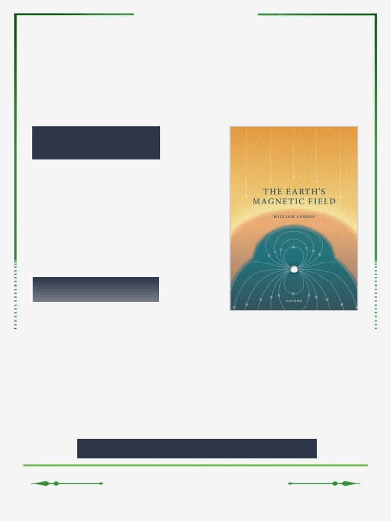 The Earth's Magnetic Field William Lowrie ebook detailed chapter file ...
