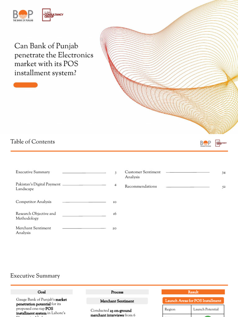 BOP x LCG Deliverable | PDF | Point Of Sale | Credit Card