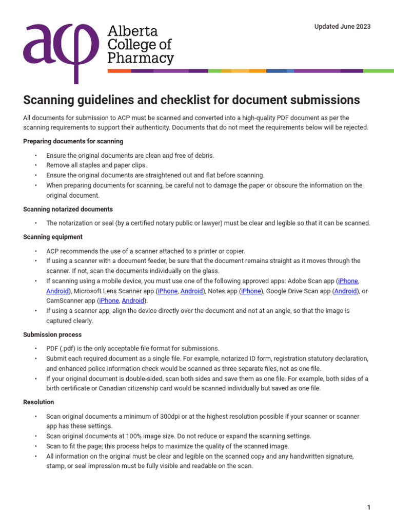 Scanning_Guidelines | PDF | Image Scanner | Notary Public