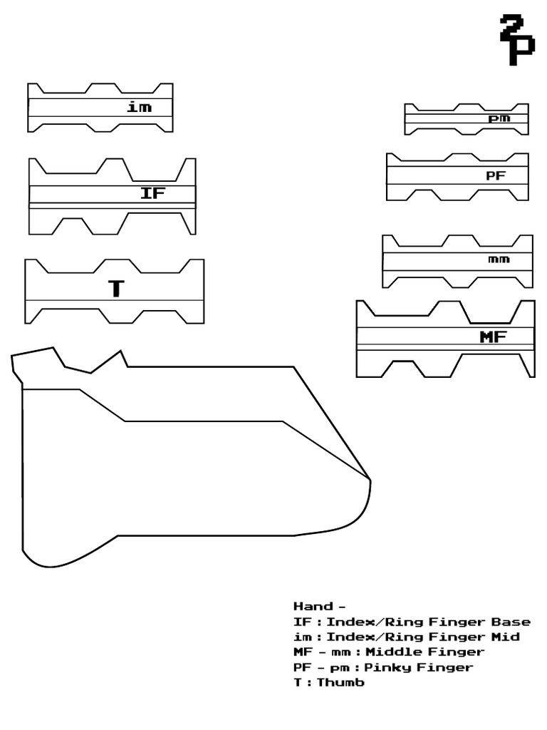 Johnny Silverhand Arm Patterns w Panel Lines | PDF