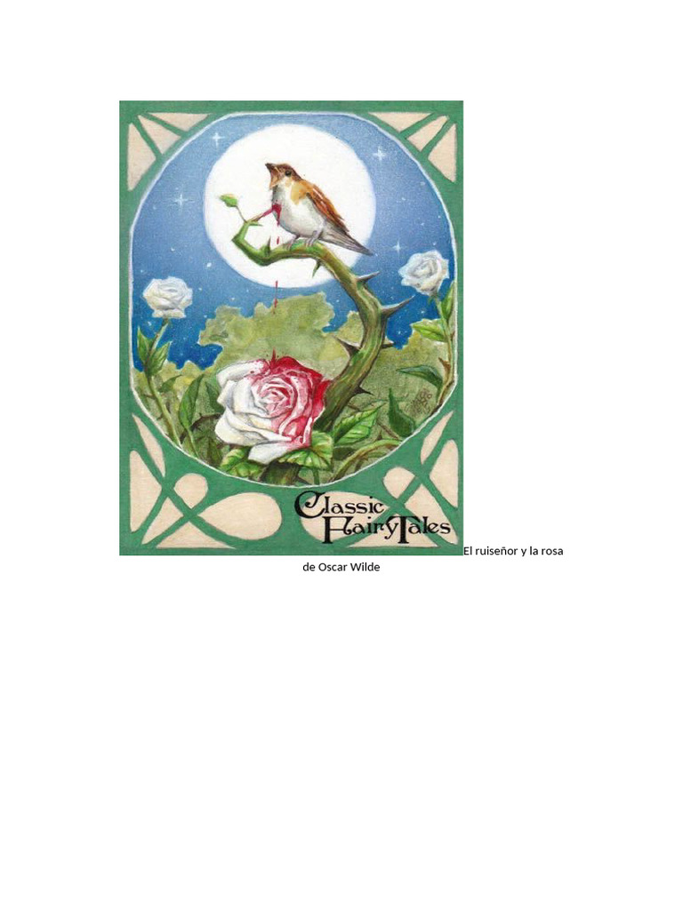 El ruiseñor y la rosa | PDF | Rosa