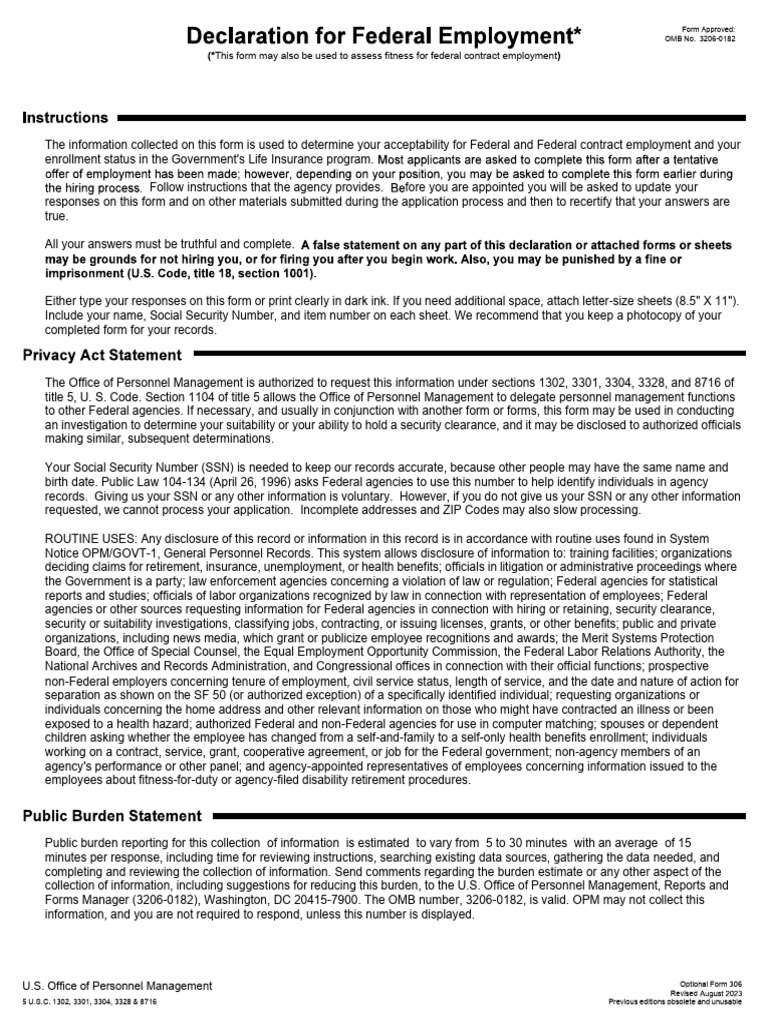 Federal Employment Fitness Assessment Form | PDF | Employment | Justice