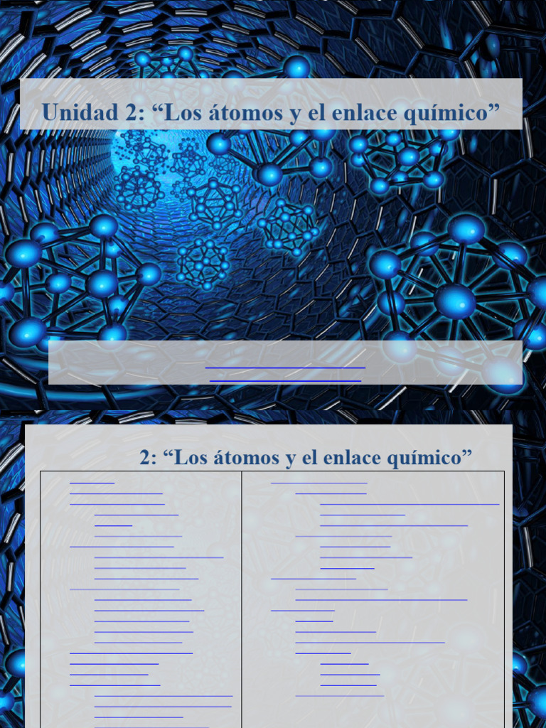 Átomos y enlace químico en 4º ESO | PDF | Átomos | Núcleo atómico
