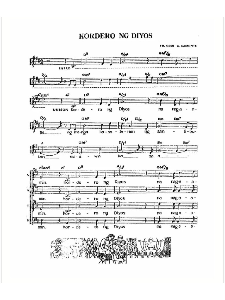 Kordero Ng Diyos (Samonte) | PDF