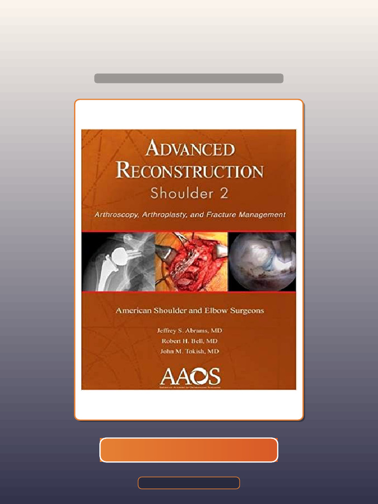 Test Bank for Advanced Reconstruction Shoulder 2nd Edition by American ...