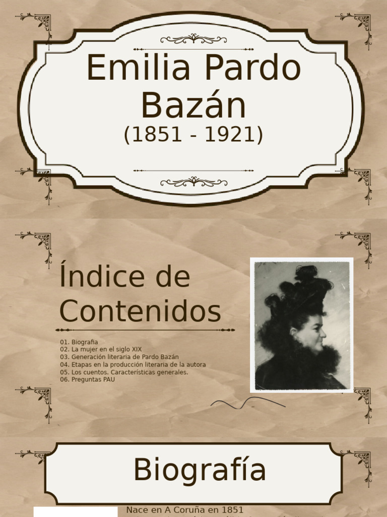 Emilia Pardo Bazán (1851-1921) | PDF | Narración