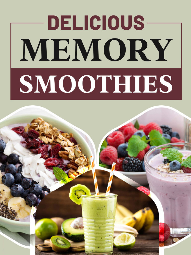 Brain-Boosting Smoothie Recipes | PDF | Smoothie | Fat