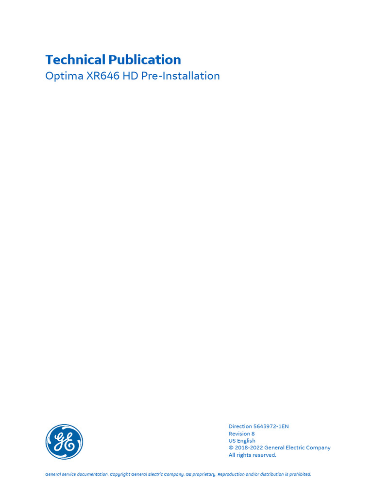 Optima XR646 HD Pre-Installation | PDF