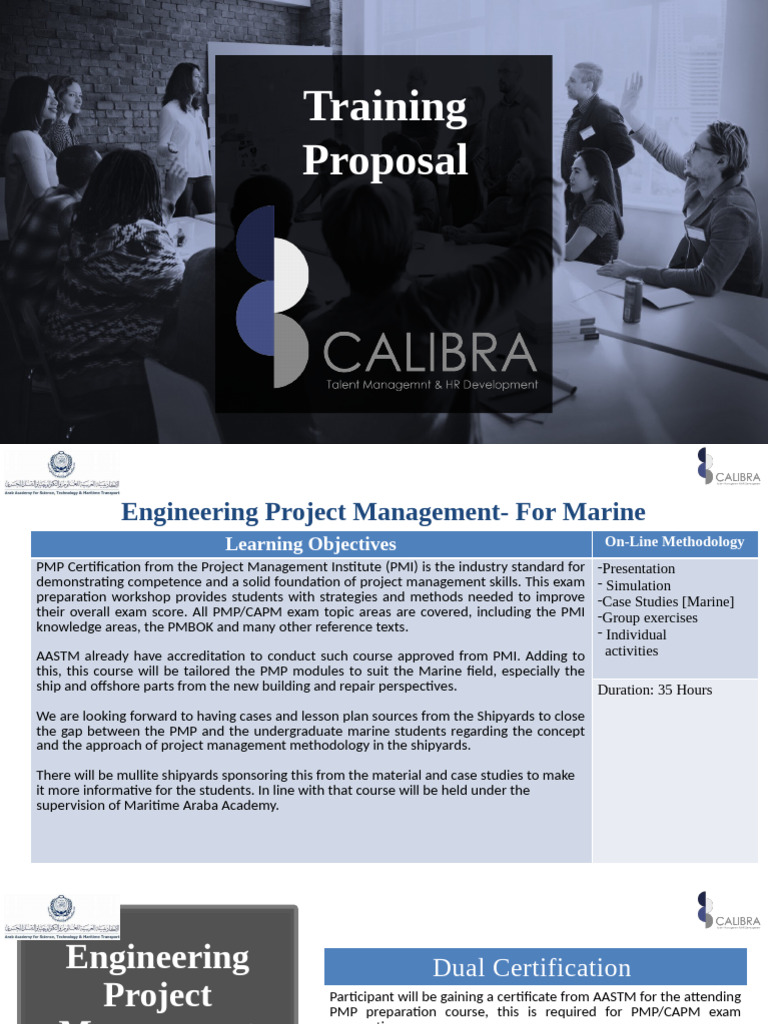 Training Proposal - Calibra - Communication | PDF | Project Management ...