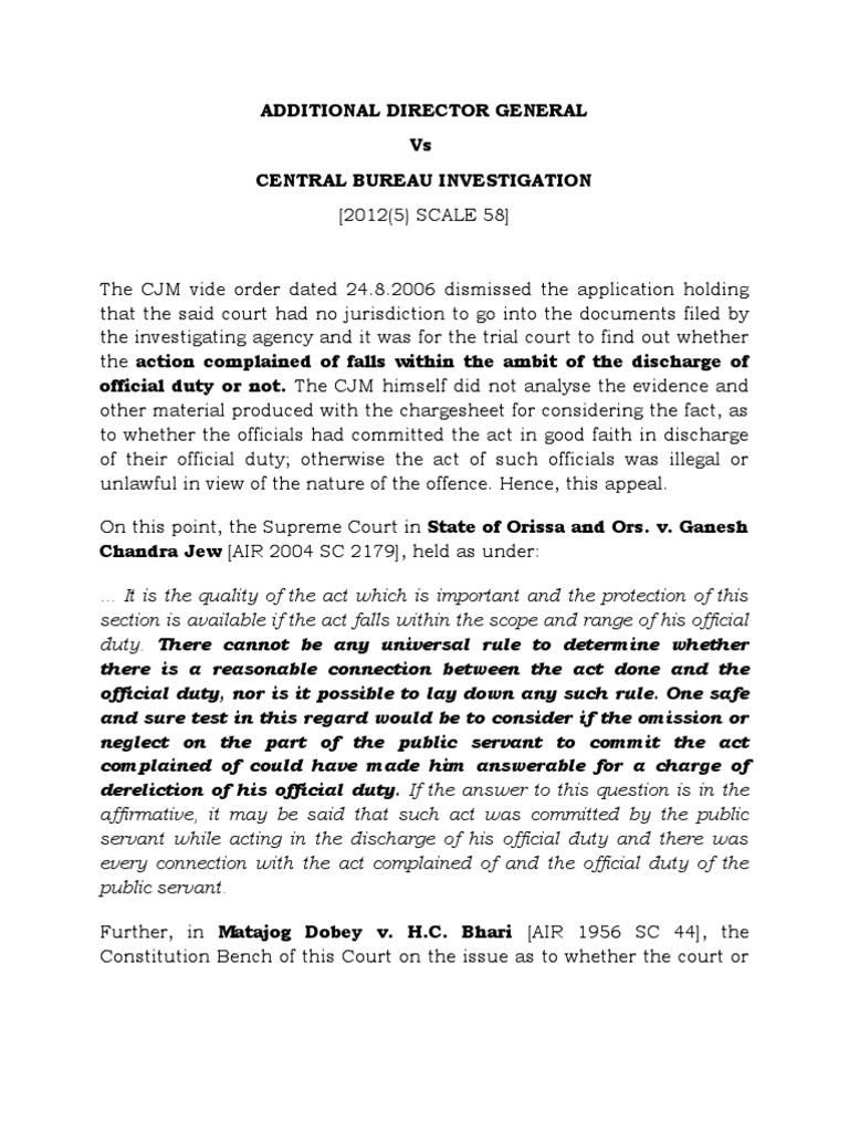 Additional Director General | PDF | Virtue | Government