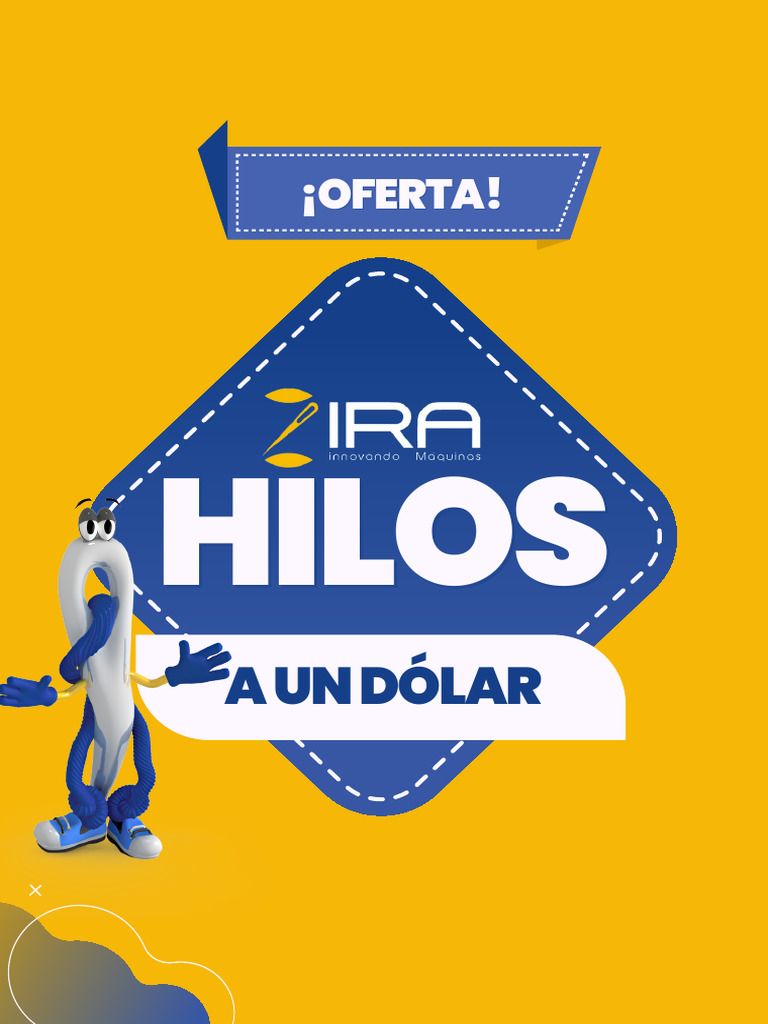 Poster Anuncio Descuento Moderno Azul | PDF