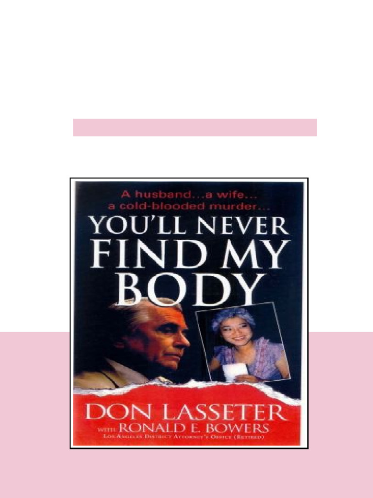 Youll Never Find My Body Don Lasseter pdf version | PDF | Necklace