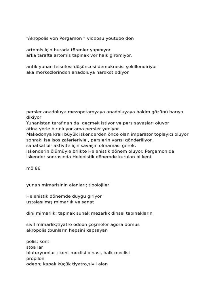 Akropolis Von Pergamon | PDF