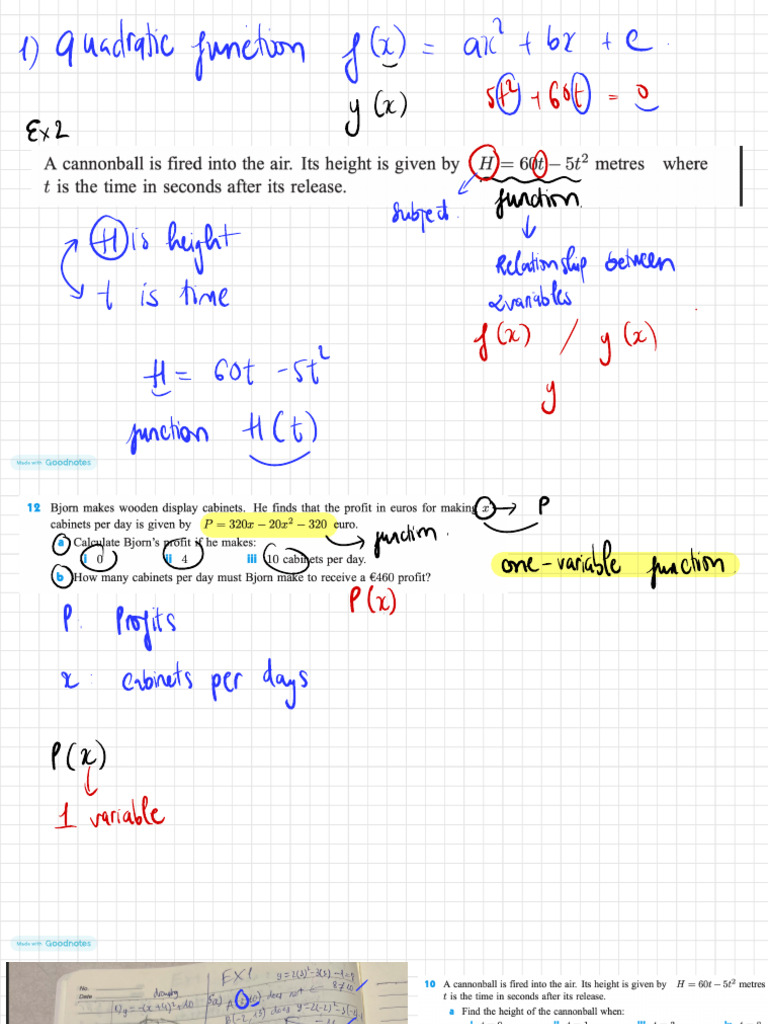 Slide 6-11 - Quadratic Relationship | PDF