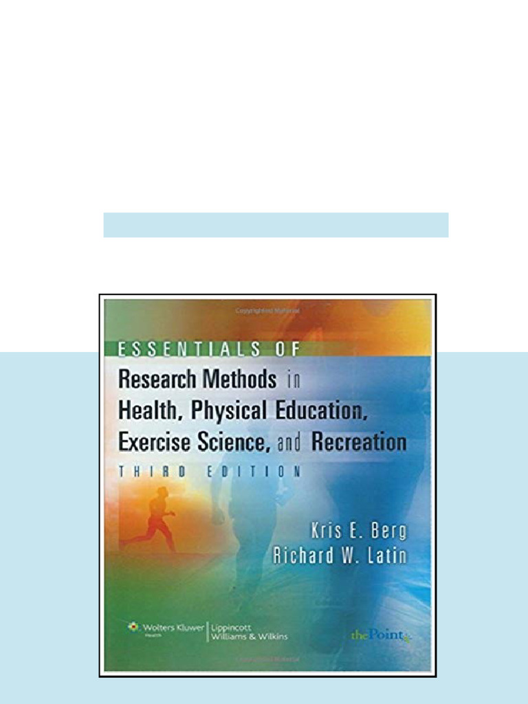 (eBook PDF) Essentials of Research Methods in Health, Physical Education, Exercise Science, and ...