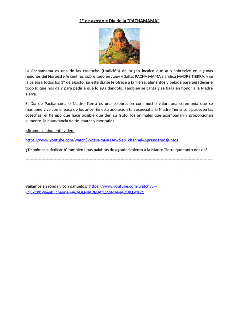 La Pacha Mama | PDF