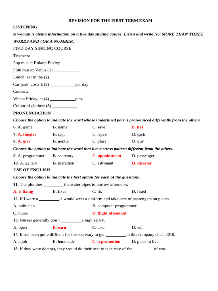Tiếng Anh Rèn Luyện | PDF