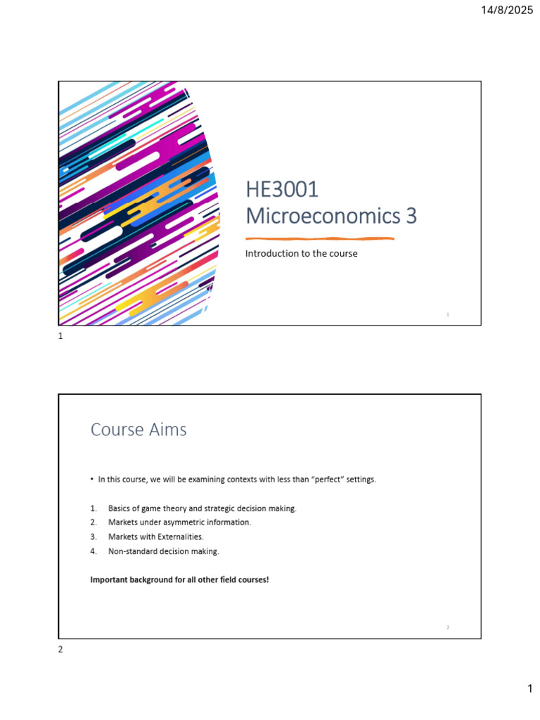 Introduction(1) | PDF | Microeconomics | Economics