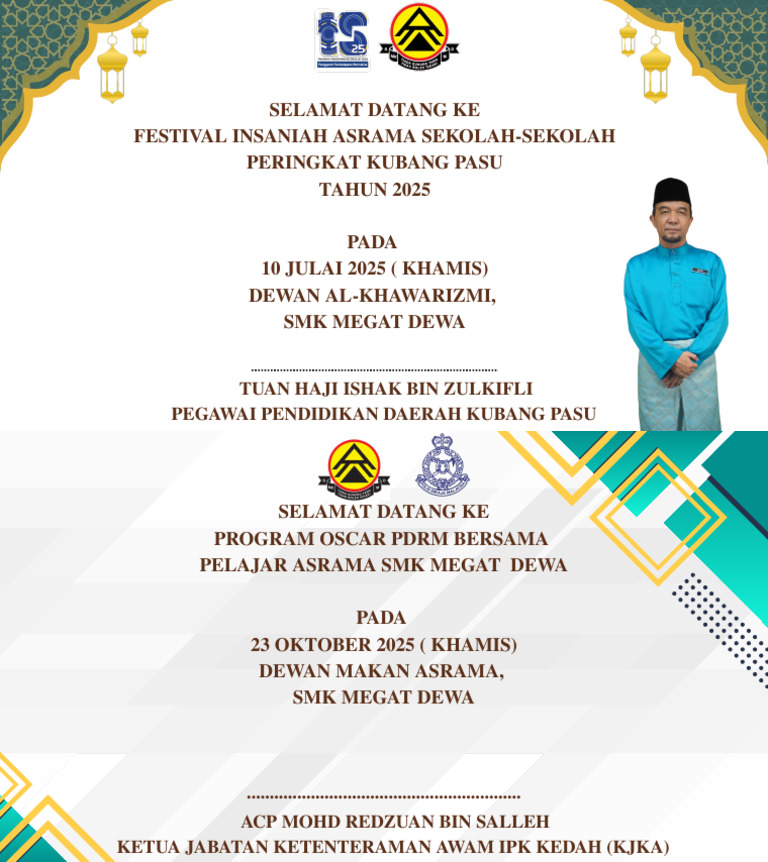 Copy of Green and Yellow Traditional Pattern Ramadhan Mosque ...