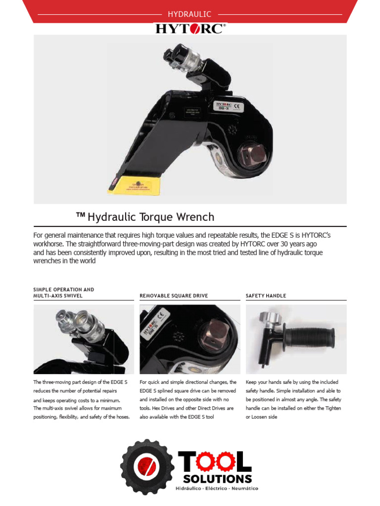 Hytorc Edge S-cut Sheet | PDF | Mechanical Engineering
