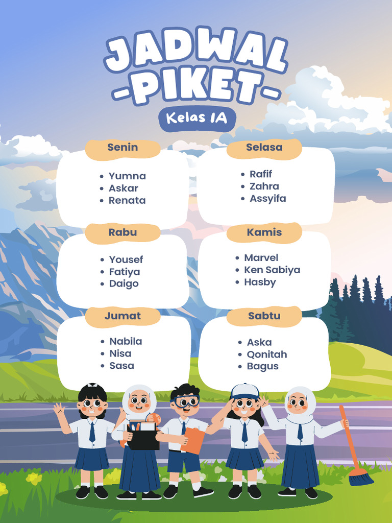 Biru Hijau Ilustrasi Poster Jadwal Piket Kelas_20260108_082647_0000 | PDF