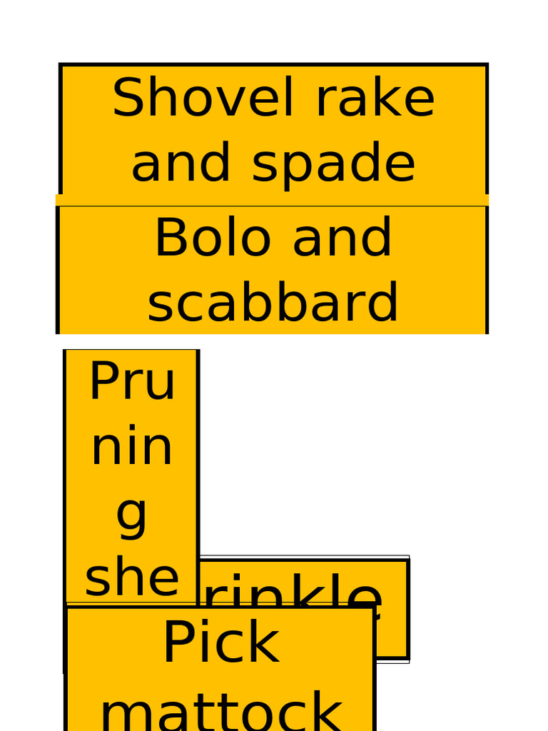 Shovel Rake and Spade | PDF