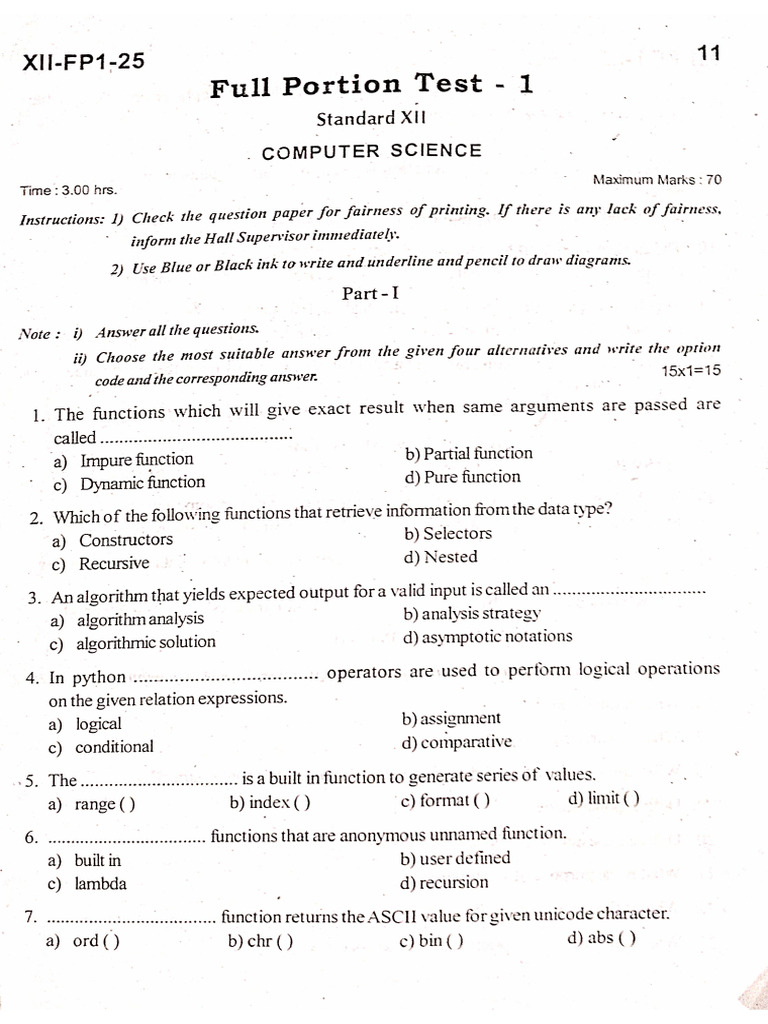 Cs Full Portion 1 | PDF