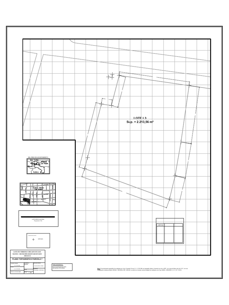 Lote l3-Parcela l2 | PDF | Geodesia | Cartografía