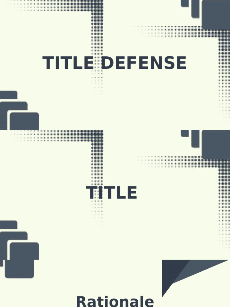 Title Defense | PDF