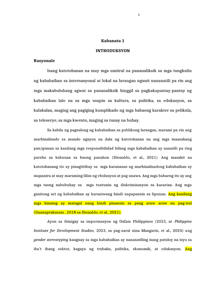 e. 7. Mga Kabanata 1 3 Margie Et Al. | PDF