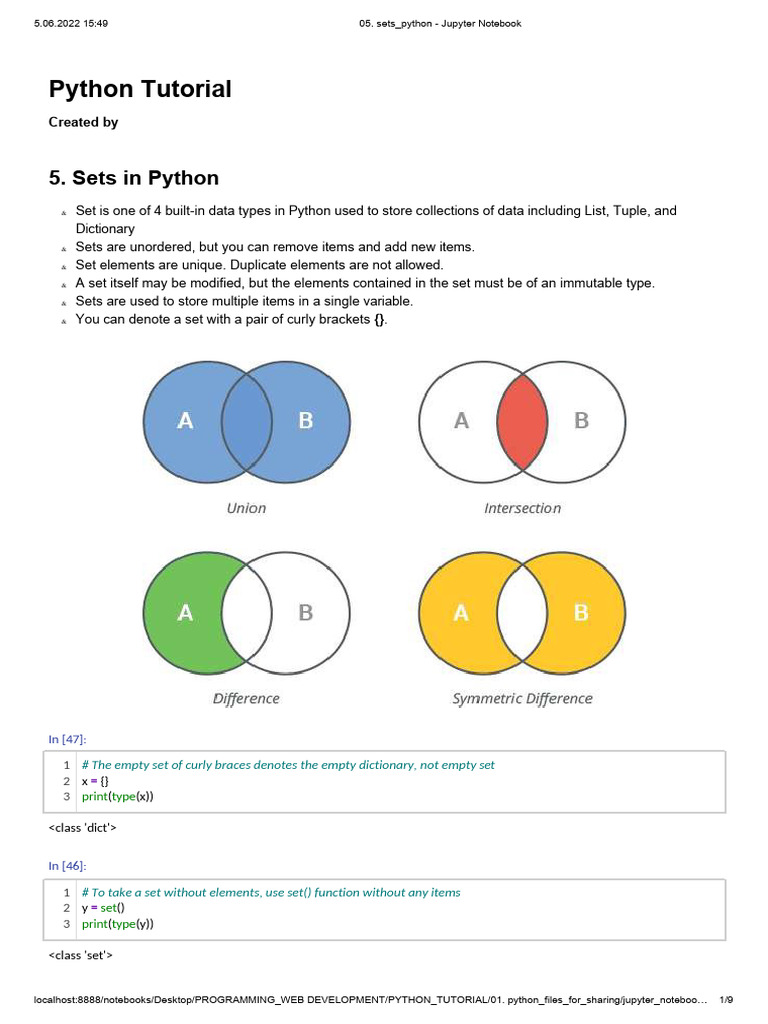 Python_Tutorial__F-46-83 | PDF | Lactic Acid | Python (Programming ...